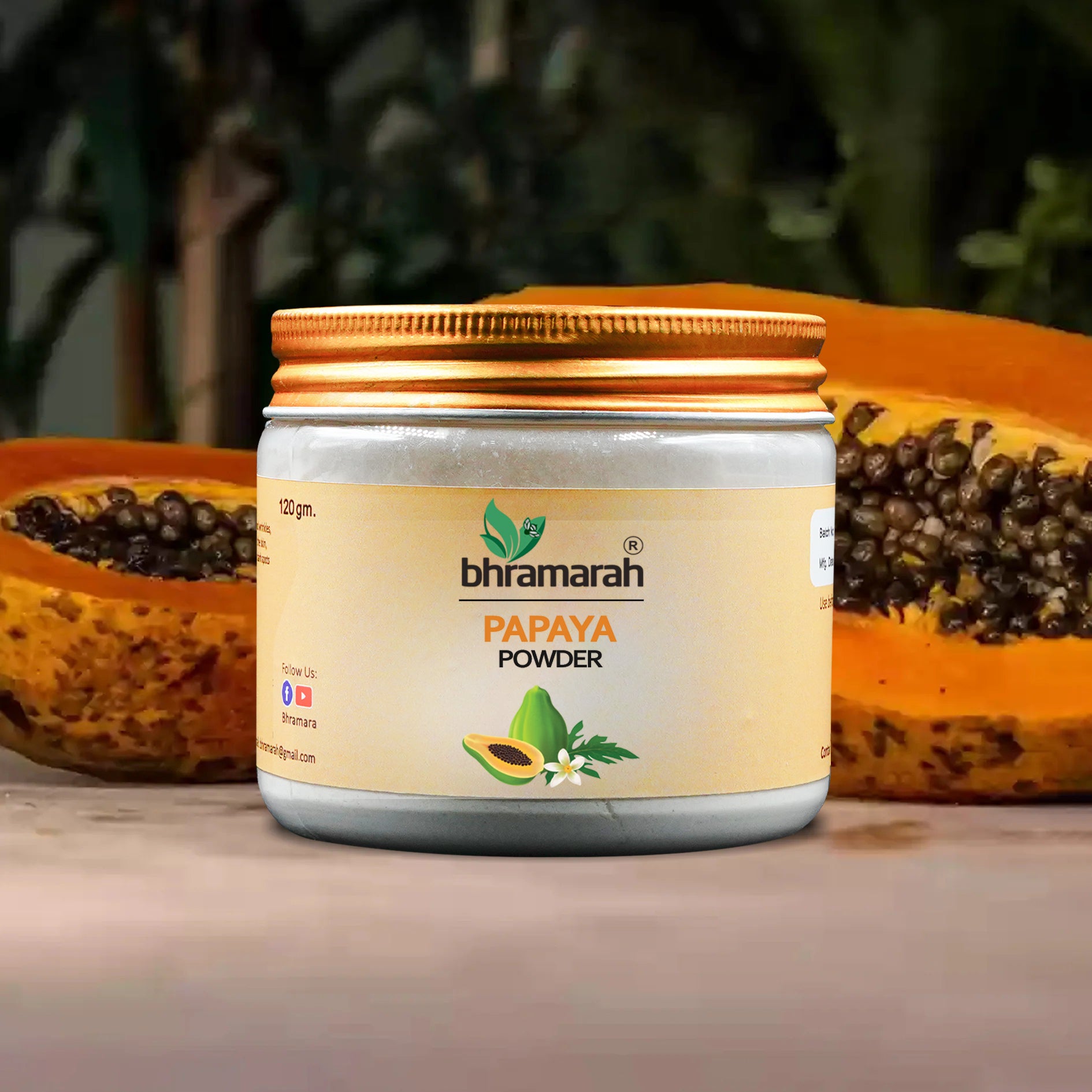 PAPAYA POWDER (90GRAM) – Bhramarah