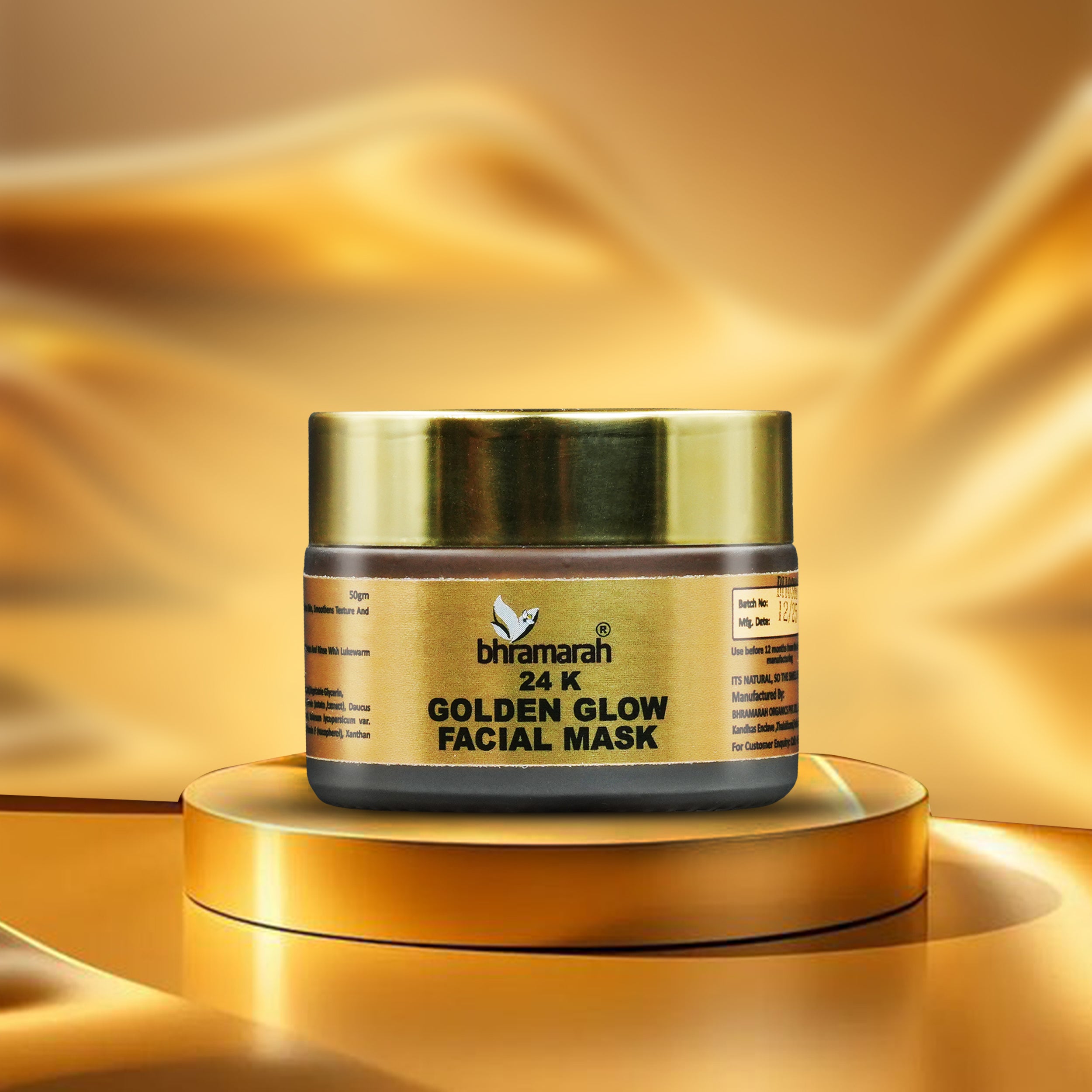 Golden Glow Facial Mask – Bhramarah